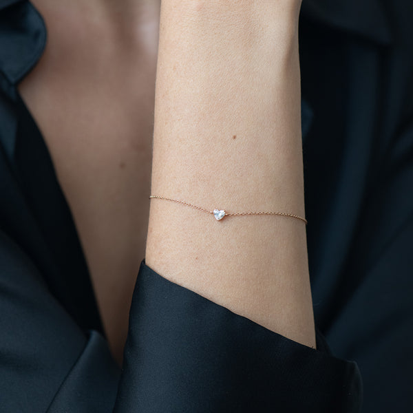 Heart Shape Diamond Bracelet; Juwels & Co.