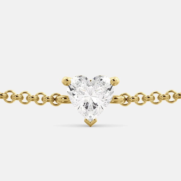 Heart Shape Diamond Bracelet; Juwels & Co.